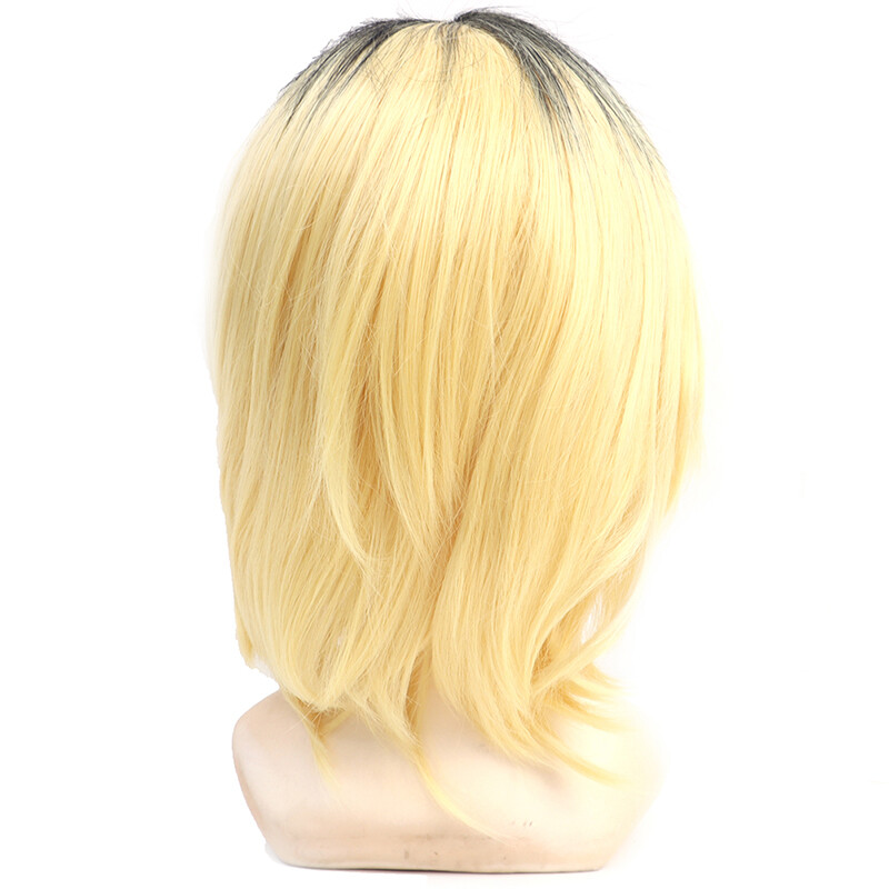 Anime Haikyuu Kenma Kozume Cosplay Wig Short Yellow Costume Play WigsB ...