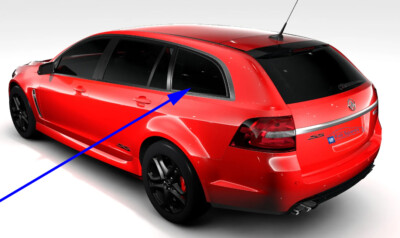 NOS VE VF Holden SV6 SS SSV Redline Wagon LHR Quarter Window Side Glass ...