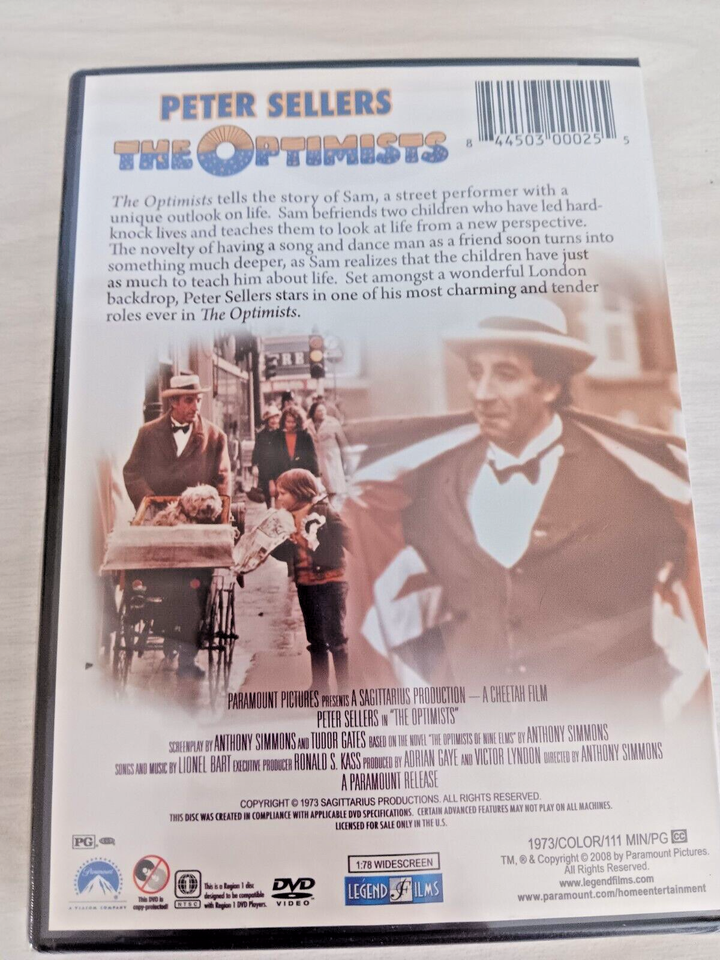 The Optimists Peter Sellers (1973) Brand New DVD Factory sealed | eBay