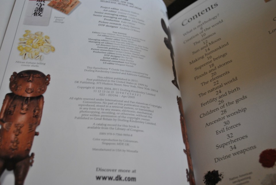 DK Eyewitness Books Mythology by Neil Philip 2011 HC Brand NEW ...