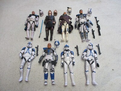 STAR WARS BLACK SERIES 501st & ANAKIN ROTS REX x2 ECHO FIVES JESSE SET ...