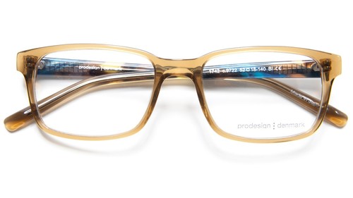 NEW PRODESIGN DENMARK 1742 c.9722 KHAKI EYEGLASSES FRAME 52-18-140 BI ...