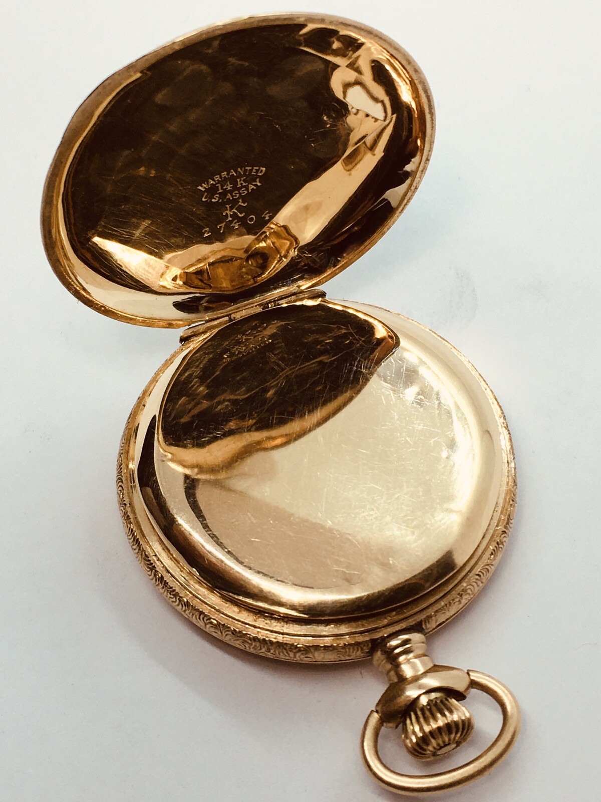 Waltham 14k Solid gold Multi-Color 1900 Antique Pocket Watch Runs Full ...