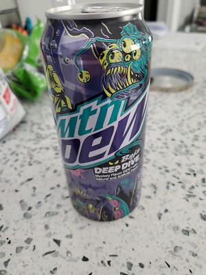 Mountain Dew Baja Deep Dive - ONE Full 16oz Can Limited Edition | eBay