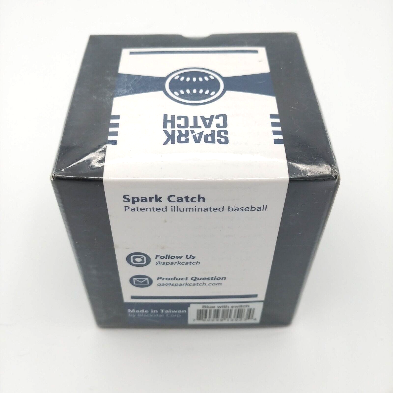 SPARK CATCH Light Up Baseball, Glow in The Dark with Genuine Leather ...