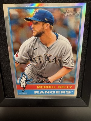 2025 Topps Heritage High Number Refractor Merrill Kelly Texas Rangers ...