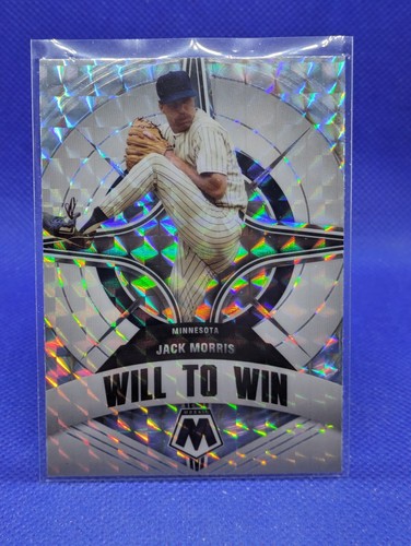 2022 Panini Mosaic Will To Win SILVER PRIZM Jack Morris #WW9 Minnesota ...