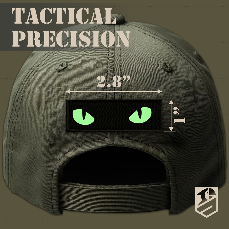 2-Piece Cat Eyes - Glow in The Dark - Morale Patches Tactical Patch ...