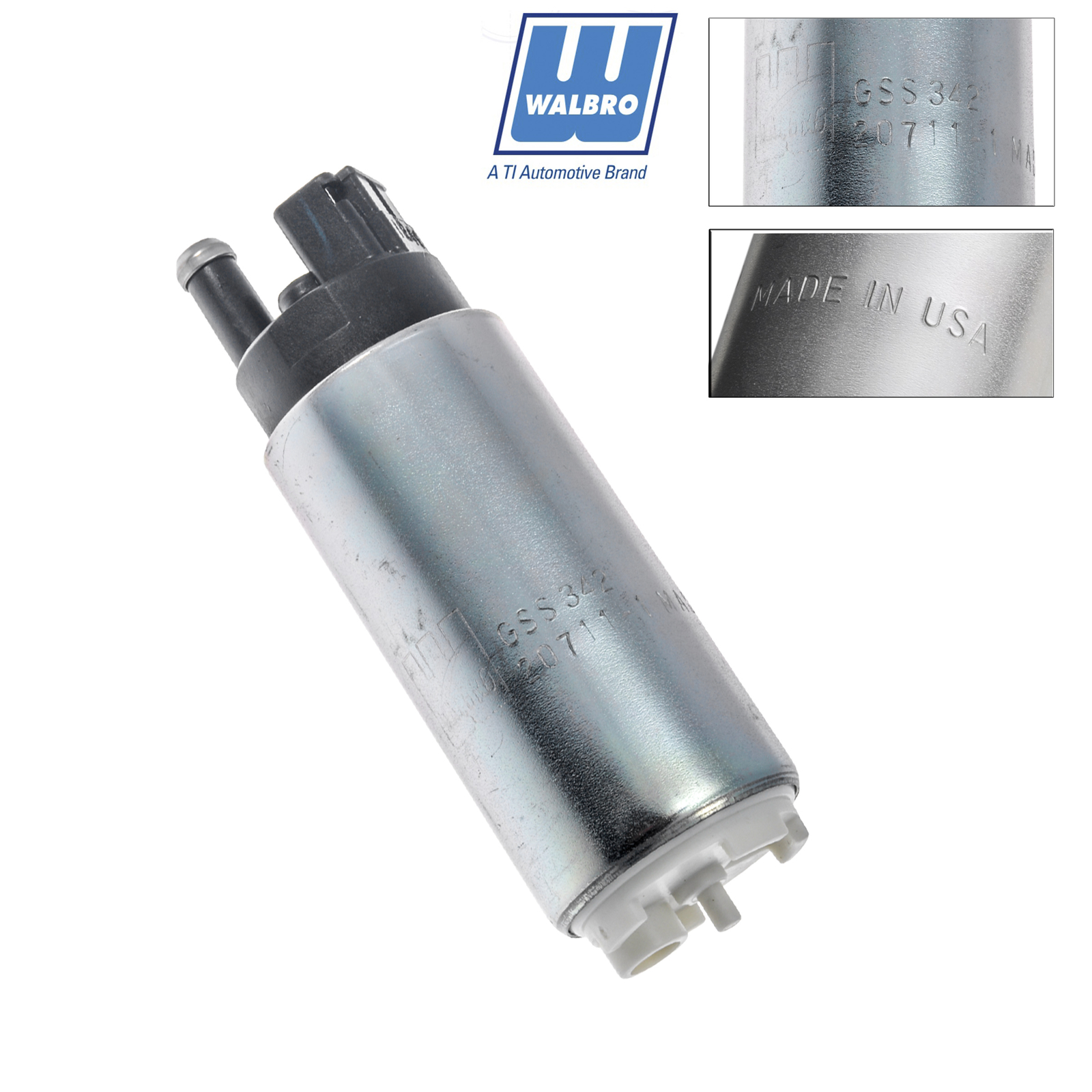 Walbro/TI GSS342 255LPH High Pressure Racing Intank Fuel Pump Made in ...