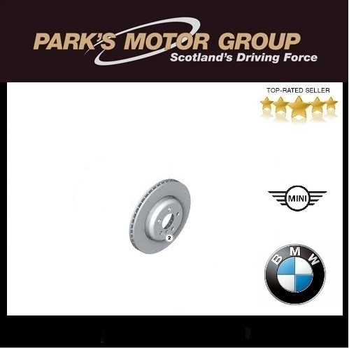 BMW Genuine Front Vented Brake Disc Set E84/E90/E91/E92/E93 34118848418 ...