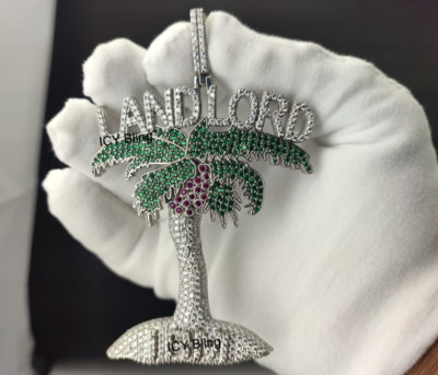 14ct Round Cut Cubic Zirconia 14k White Gold Finish Landlord Tree ...