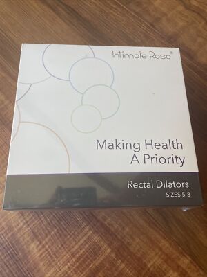 New Intimate Rose 4PK Silicone Pelvic Anal Rectal Dilators Unisex Size ...