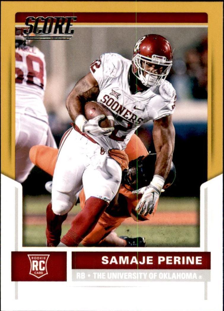 2017 Score - Rookies Samaje Perine #393 Gold (RC) for sale online | eBay