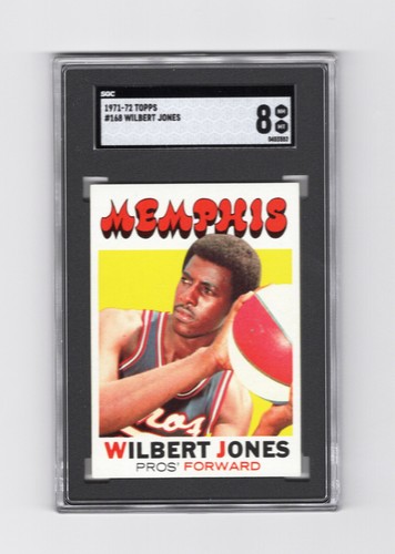 1971-72 Topps WILBERT JONES #168 SGC 8 ! NM-MT ! Memphis Pros ABA | eBay