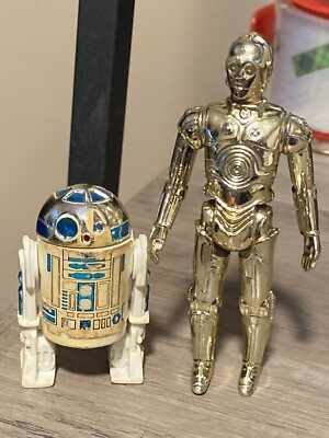 Star Wars Vintage 1977 R2-D2 C-3P0 Droid Lot THE DROIDS YOU ARE LOOKING ...