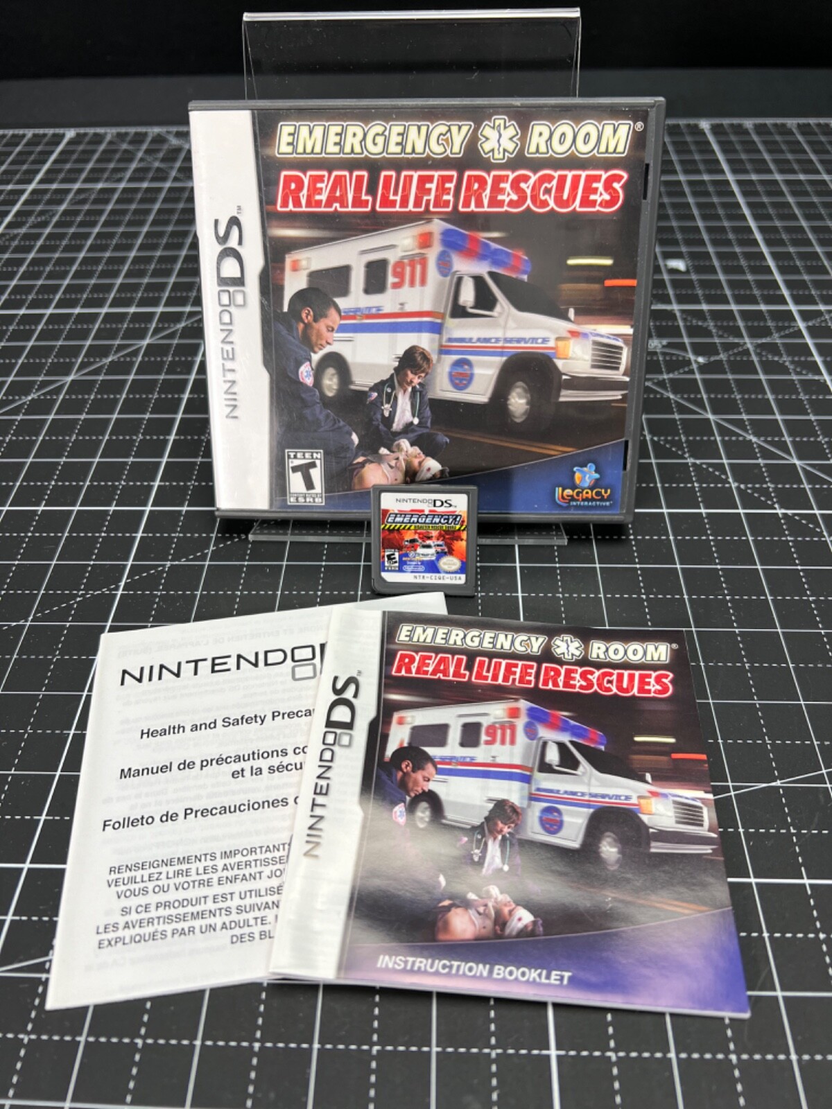Nintendo DS Game Emergency Room Real Life Rescues Game CIB Complete in ...