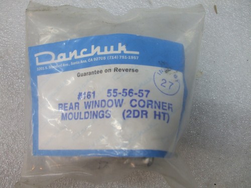 Danchuk # 161 1955-1957 Chevy Rear Window Corner Mouldings, 2-Door ...