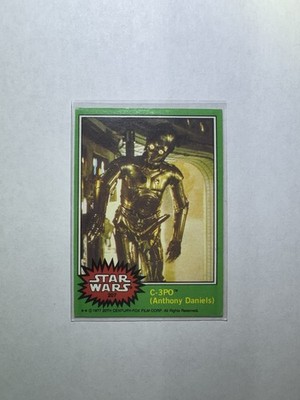 🔥 1977 Star Wars C-3PO Error Card #207 “Golden Rod” Original Vintage ...