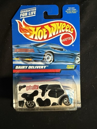 Hot Wheels Dairy Milk Delivery Truck Black White Cow Print GOT MILK? Ad ...