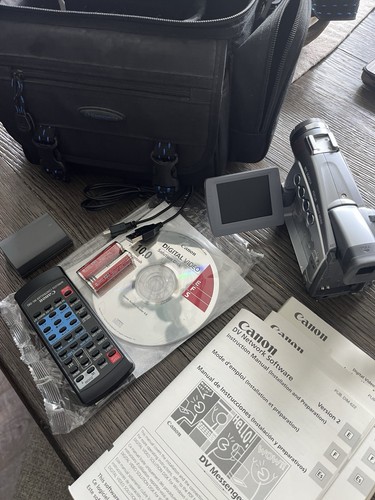 Canon ZR85 MiniDV Digital Video Camera Camcorder 400x Digital Zoom ...