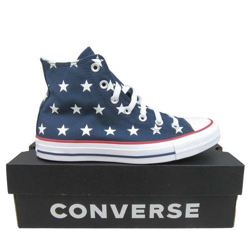 Converse Chuck Taylor All Star HI Archive Stars Women's Size 8 Navy NEW ...