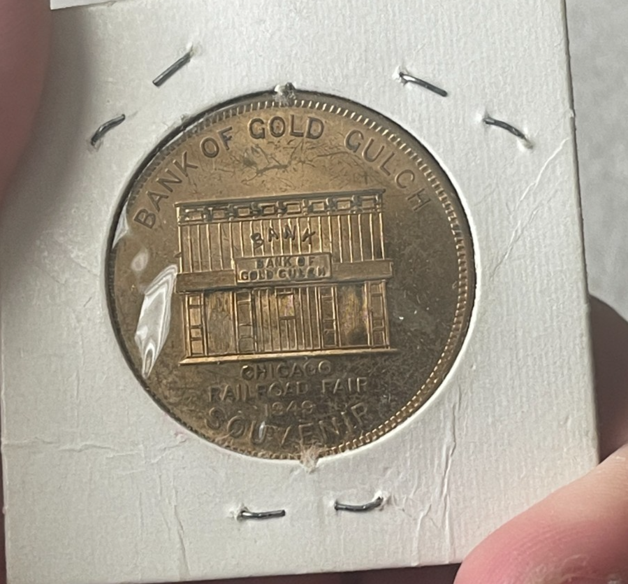 1949 Bank of Gold Gulch Souvenir Token KH L2 | eBay