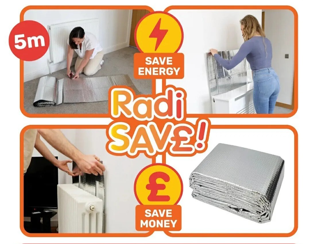 Radi Sav£! Stops Heat Wastage -Save Energy Save Money Works On All ...