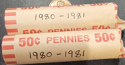1 Roll of 1980 to 1981 Pennies. Various Dates, Mints, and Grades | eBay