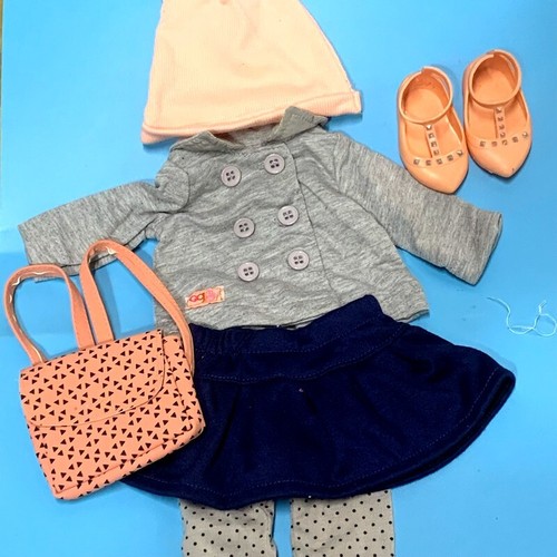 6pcs 18'' Our Generation Class Act School Outfit Skirts Jackets Hats AG ...