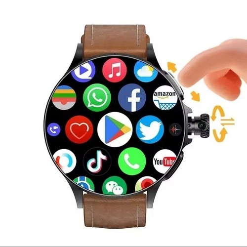Android Smart Watch For Unisex 1.95in GPS 4G/5G LTE Cellular with ...