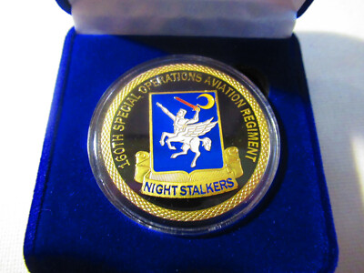 US ARMY 160th SPECIAL OPS AVIATION REG. "NIGHT STALKERS" Challenge Coin ...