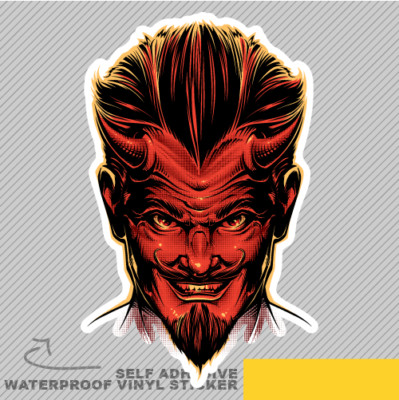 Red Devil Vinyl Sticker Decal Window Car Van Bike 2683 | eBay