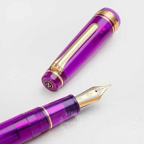 New WANCHER SAILOR 21K Fountain Pen EF Nib Transparent Shaft ...