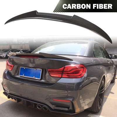 Fits BMW F33 428i 430i 435i F83 M4 14-19 Rear Trunk Wing Spoiler Carbon ...