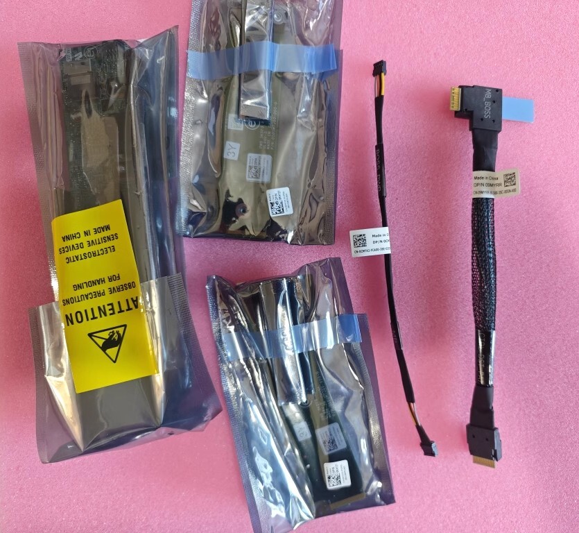 New For Dell PowerEdge R660 R6625 BOSS N1 PCIE 2X M.2 Slots Card w ...