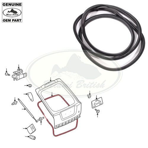 LAND ROVER UPPER RUBBER TAILGATE DOOR SEAL RR SPORT 10 - 13 LR024948 ...