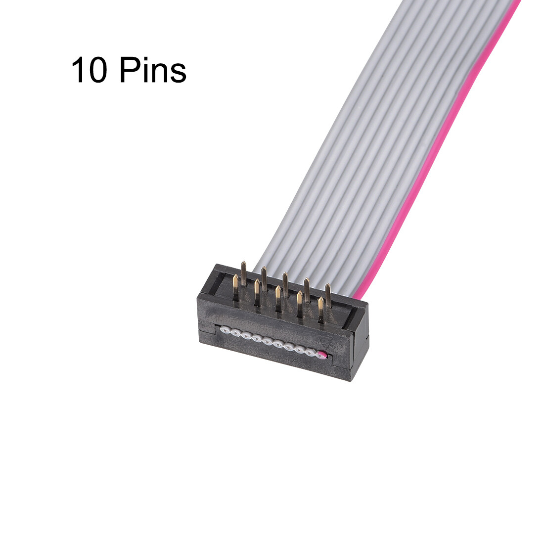 IDC Wire Flat Ribbon Cable FC/FD Connector A-type 10Pins 2.54mm Pitch 0 ...