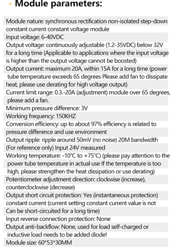12 V 30 A Power Supply WZ5020L 20A 1000W DC DC Buck Converter CC CV ...