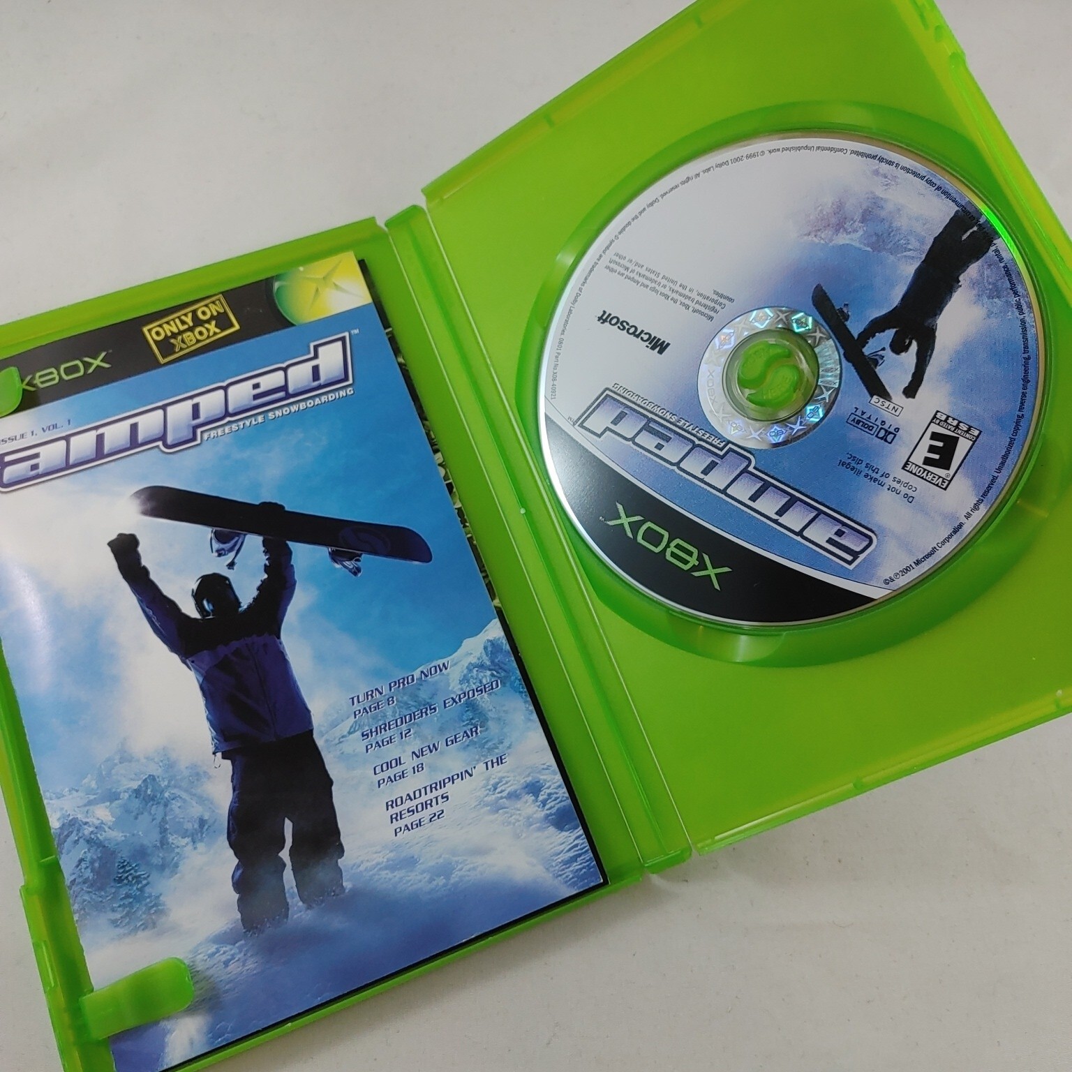 Amped: Freestyle Snowboarding (Microsoft Xbox, 2001) Limited Edition ...