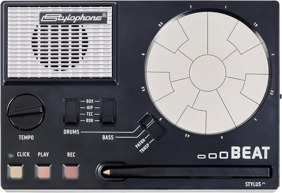 Portable Rhythm Machine Maker - 4 Drum Kits, Built-in Speaker & Click ...