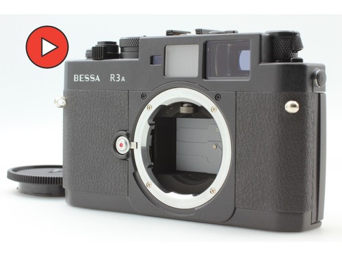 [Almost UNUSED] Voigtlander Bessa R3A Black Rangefinder 35mm Film ...