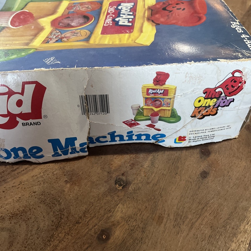 VTG1984 Kool-Aid Drink Sno-Cone Machine With Box Vintage Soft Drink Mix ...