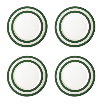 NEW Cornishware Breakfast Plate Set Adder Green 22cm 4pce | eBay