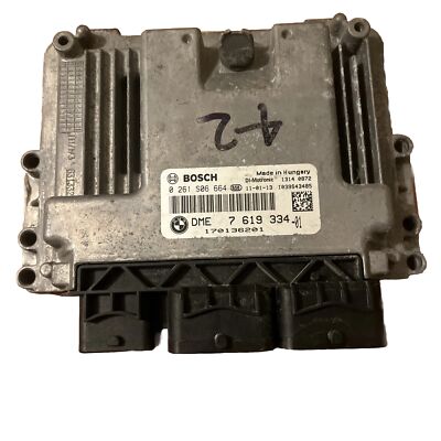 2011 2012 Mini Cooper Engine Computer Control Module ECM ECU DME7619334 ...
