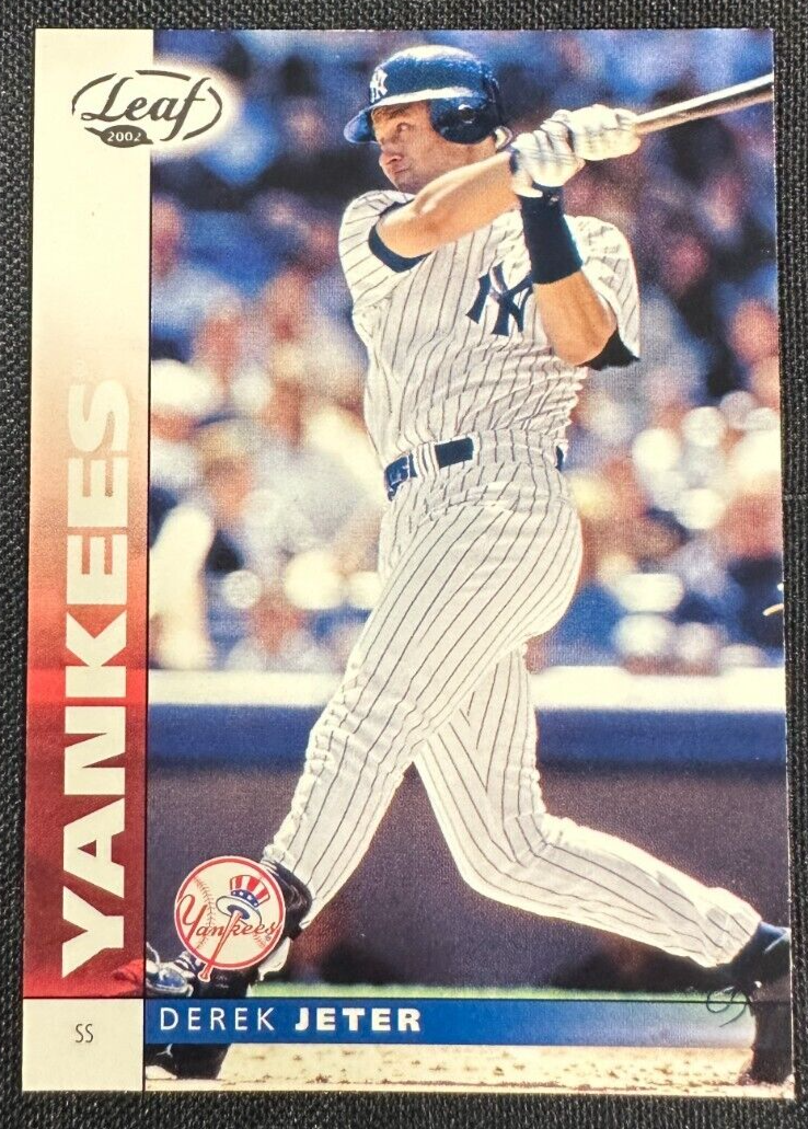 2002 Leaf Baseball Card Derek Jeter #129 nrmt-mint range NP | eBay