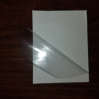 Removable Clear Adhesive Vinyl *NEW* 40 pcs 4" x 4.75" bulk pack | eBay
