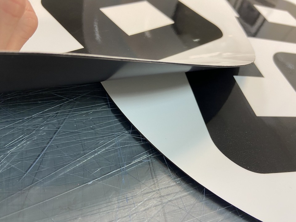 2 X Custom Removable Magnetic Race Number Racing Numbers - Round ...