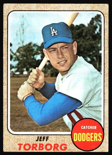 1968 Topps Jeff Torborg SP High Number #492 Los Angeles Dodgers | eBay