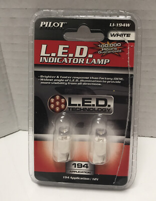 Pilot Automotive 12V White LED Car Wide Angle Light - LI-194W | eBay
