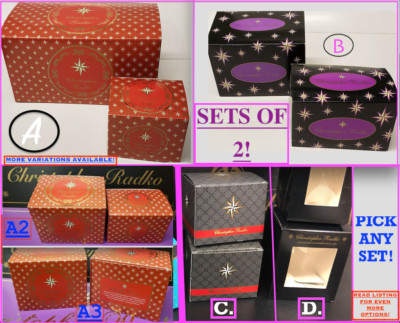CHRISTOPHER RADKO | GIFT PRESENTATION BOX SET NEW RARE RETIRED BOXES ...